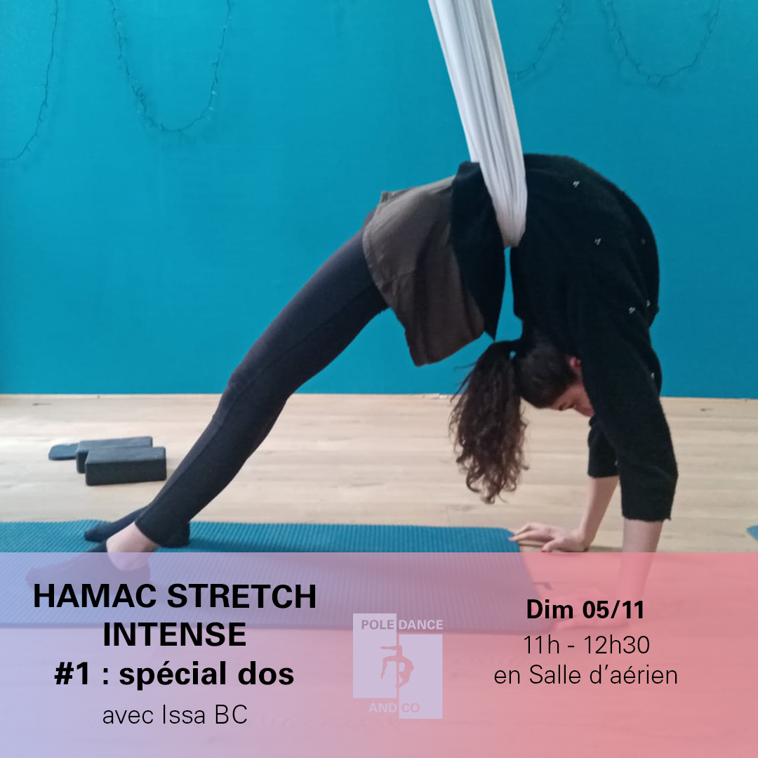 05/11 : HAMAC STRETCH INTENSE - #1 : spécial dos - Pole Dance and Co