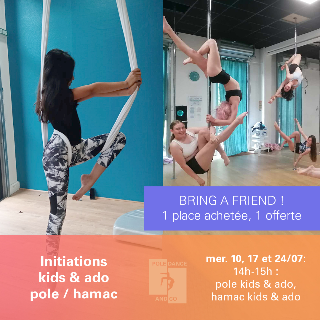 JUILLET : INITIATIONS KIDS/ADO HAMAC ET POLE - Pole Dance and Co ...